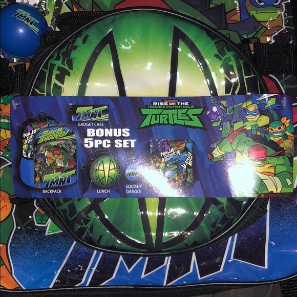 Nickelodeon | Bags | Tmnt Back Pack Lunchbox Combo Nwt | Poshmark